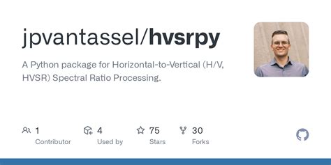 Github Jpvantasselhvsrpy A Python Package For Horizontal To