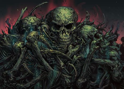 Bone Heap Inscryption Drawn By Carpetcrawler Danbooru