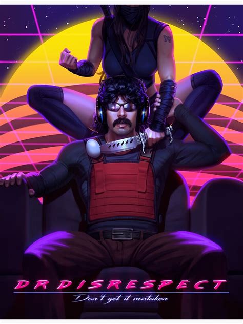 Dr Disrespect And Mrs Assassin Poster For Sale By Thorstendenk Redbubble