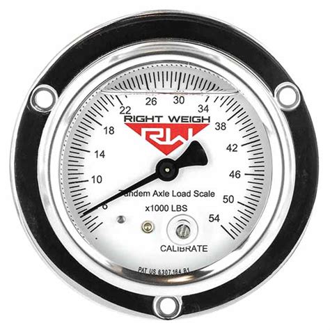 250 2axl Ff Right Weigh Tandem Liquid Analog Gauge Dsuban Spring