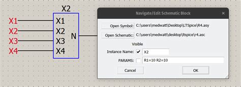 How To Pass Parameters To Subcircuits In Ltspice With The Include
