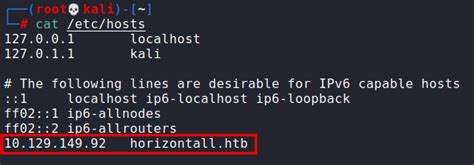 Horizontall Hackthebox Walkthrough