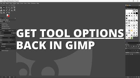 Gimp Tool Options Gone How To Recover Missing Tool Options Quickly