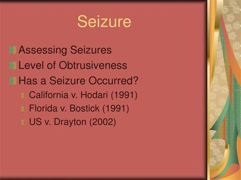 PPT CP Lesson Arrest And Seizure PowerPoint Presentation Free