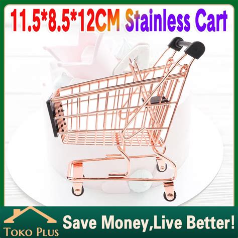 Jual Miniatur Troli Belanja Keranjang Belanja Barbie Unik Super Market Trolley Troly Mini Ping
