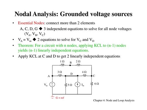 Ppt Nodal Analysis Grounded Voltage Sources Powerpoint Presentation Id 1479236
