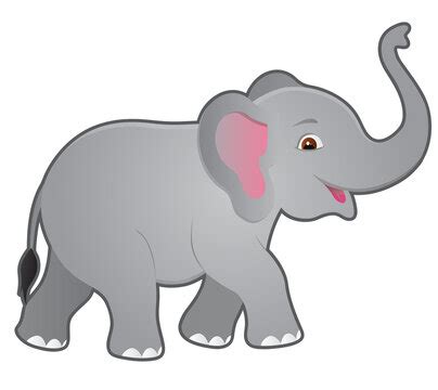 Elephant Silhouette Clip Art Gray Elephant Clip Art Vector Clipart