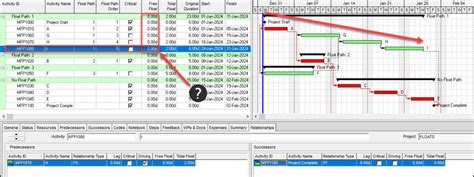 Multiple Float Paths In P6 Ten Six Consulting