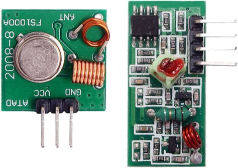 Dollatek 433mhz Rf Draadloze Zender En Ontvanger Module Kit Voor Arduino Raspberry Pi Arm Mcu Wl