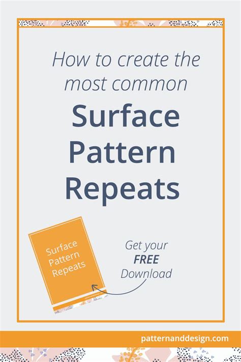 Most Common Surface Pattern Repeats Surface Pattern Surface Pattern
