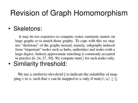 Ppt Graph Homomorphism Revisited For Graph Matching Powerpoint Presentation Id6152246