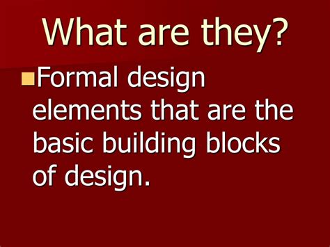 elements of design ppt download