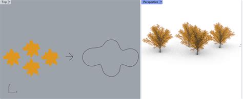 How To Create A Boundary Line From Objects Trees Rhino Mcneel Forum