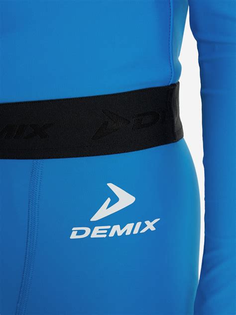 Тайтсы компрессионные для мальчиков Demix арт 120303 ярко голубой цвет — купить за 449 руб со