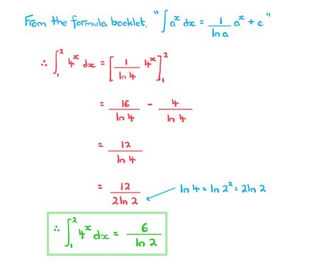 Integrating With Exponential And Logarithmic Functions Dp Ib Analysis