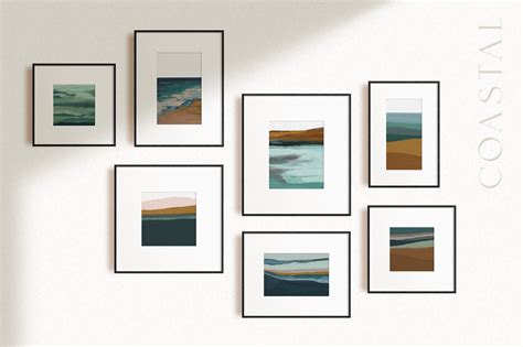 بک گراند ساحل دریا با طرح گواش کد محصول 155812