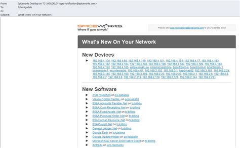 Whats New On Your Network No Software Spiceworks Support Spiceworks Community