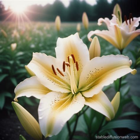 Morning Dream With Lily Stable Diffusion Online