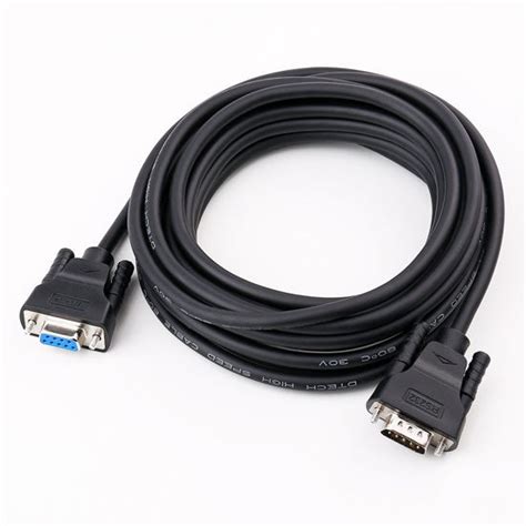 Getuscart Dtech Db9 Rs232 Serial Cable Male To Female Null Modem Cord Full Handshaking 7 Wire