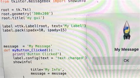 Python Show Messagebox