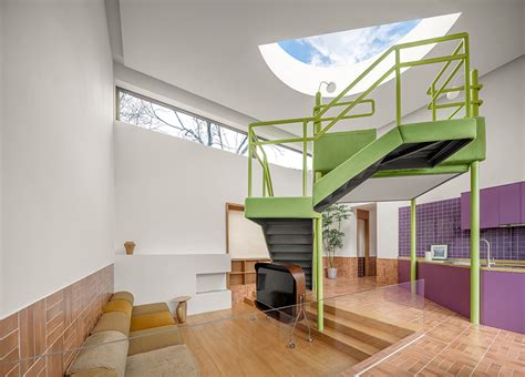 Semi Circular Skylight Introduces Dynamic Light Patterns Within Cottage