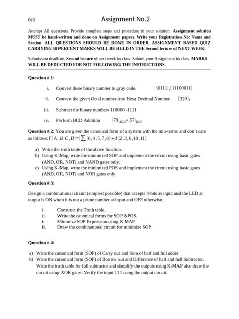 Assignment 2 Dld S24 2 Pdf