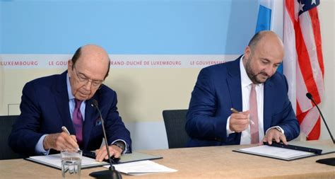 Le Luxembourg Et Les États Unis Signent Un Accord De Coopération