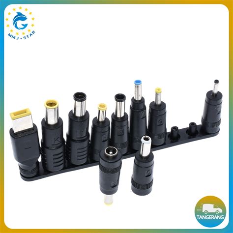 Jual 10 In 1Charger Connectors Power Adapter Conversion Head Universal Laptop DC Power Supply