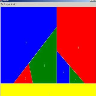 The Map After The Algorithm Execution Of The Map Coloring Download Scientific Diagram