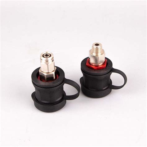 Type C Self Locking Quick Connector With Rubber Protective Sleeve Male And Female Quick Linker
