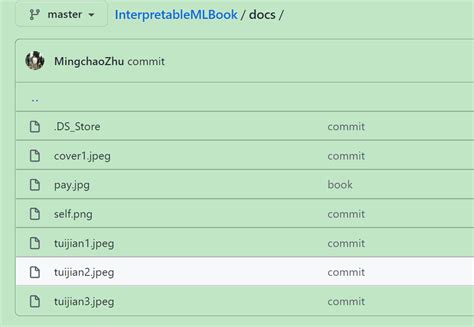 怎么没有实际内容 Issue MingchaoZhu InterpretableMLBook GitHub