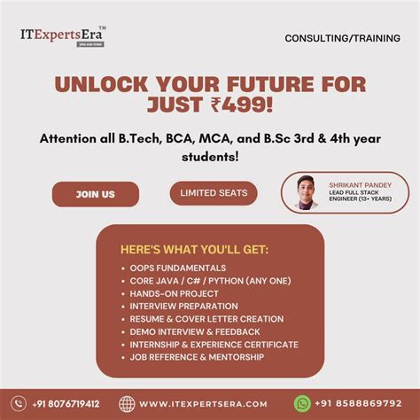 Itexpertsera 𝐍𝐞𝐭 𝐅𝐮𝐥𝐥 𝐒𝐭𝐚𝐜𝐤 𝐃𝐞𝐯𝐞𝐥𝐨𝐩𝐦𝐞𝐧𝐭 𝐎𝐧𝐥𝐢𝐧𝐞 𝐂𝐨𝐮𝐫𝐬𝐞 Course Info