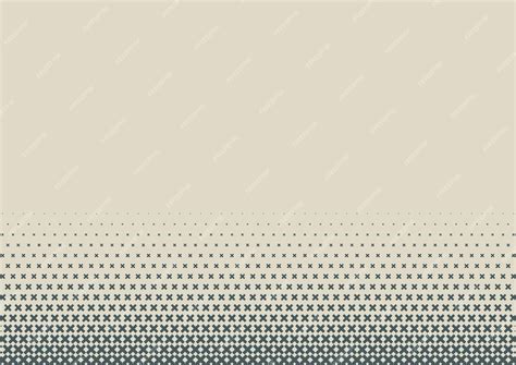 Premium Vector 2d Geometric Two Colors Cross Halftone Pattern