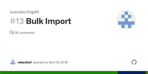 Bulk Import Issue Lordmilko PrtgAPI GitHub