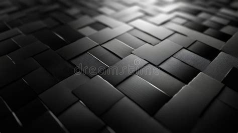 Abstract Black Textured Interlocking Square Pattern Stock Illustration Illustration Of Three