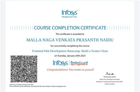 Successfully Completed Frontend Web Development Bootcamp Build A