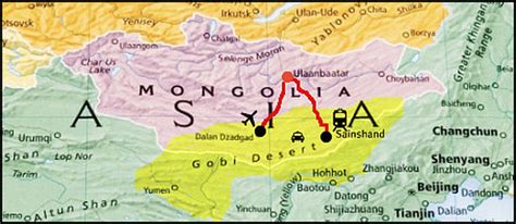Gobi Desert Biom World Maps