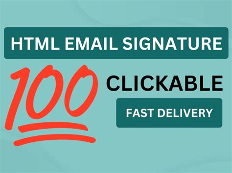 Clickable Animated Html Email Signature Upwork