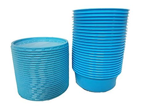 Blue Plastic Bait Cups With Lids Wholesale Live Bait