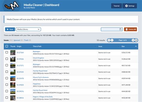 Media Cleaner Delete Unused Files And Images From Wordpress