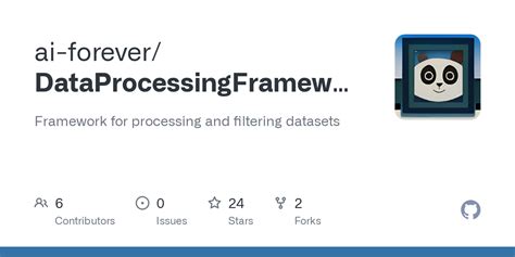 Github Ai Foreverdataprocessingframework Framework For Processing