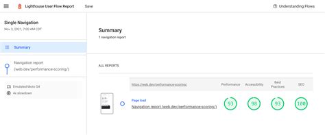 Lighthouse User Flows Articles Webdev