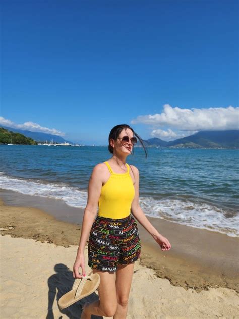 Verão Look De Praia Cristã Look Praia Comportado Maiô E Short Praia