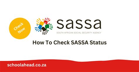 How To Check Sassa Status Schoolahead