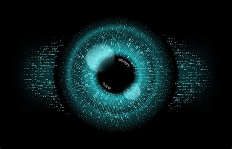 Premium Vector Digital Eye Data Network Cyber Security