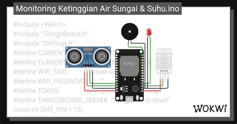 Monitoring Ketinggian Air Ino Wokwi Arduino And Esp32 Simulator Vrogue