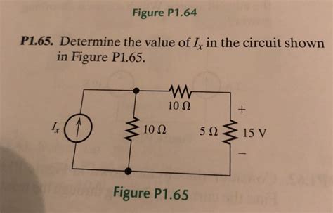 Solved Figure P1 64 P1 65 Determine The Value Of I In The