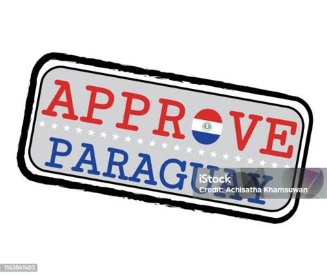 O 와 텍스트 파라과이의 모양파라과이 플래그 승인 로고에 대한 벡터 스탬프 0명에 대한 스톡 벡터 아트 및 기타 이미지 0명 고급 고무 Istock