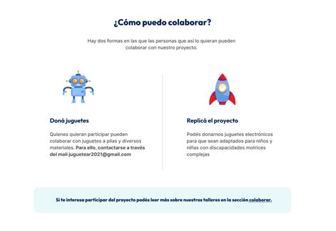 Agregar Maquetar Sección Cómo Puedo Colaborar · Issue 354