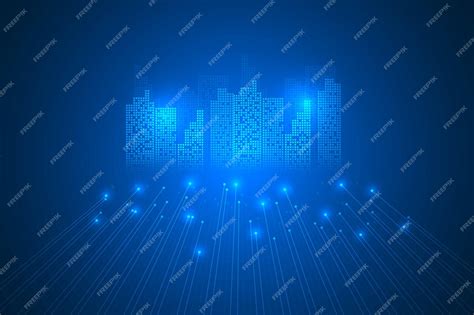 Premium Vector Digital Technology Abstract Background Data Connection Graphic Vector